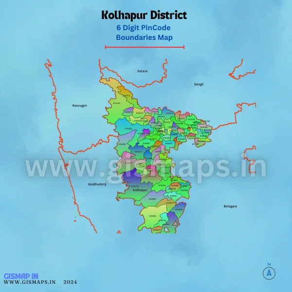 Kolhapur District Pincode Maps