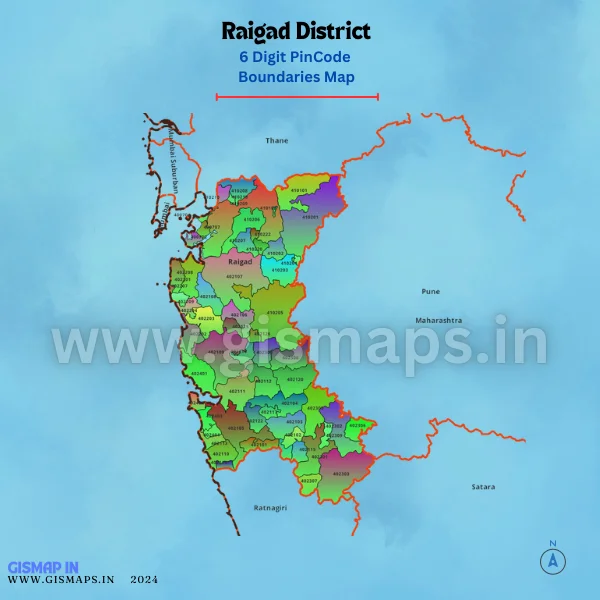 Raigad District Pincode Maps