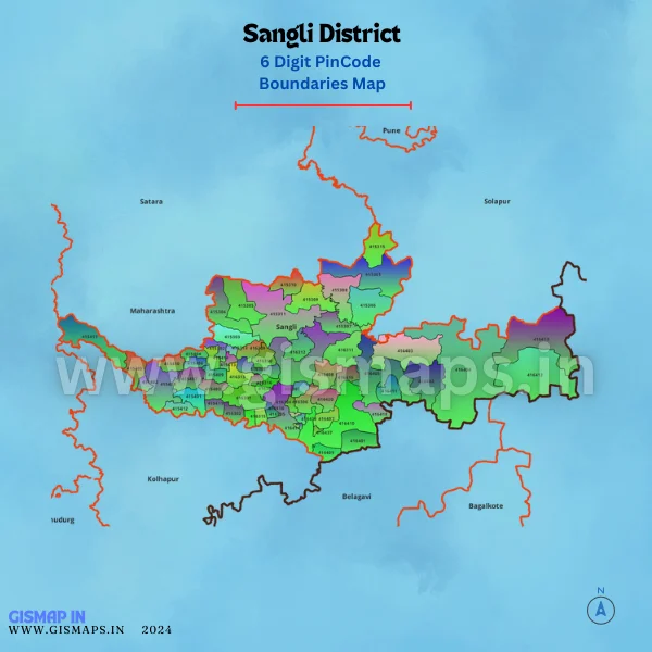Sangli District Pincode Maps