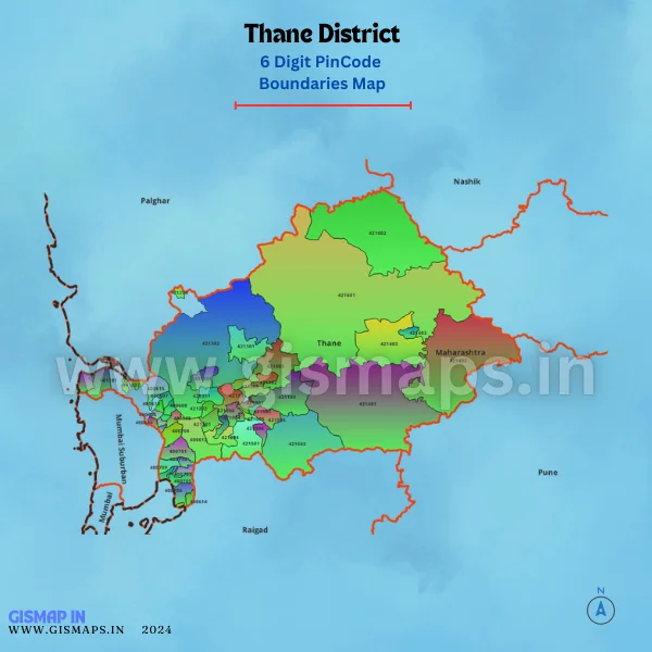 Thane District Pincode Maps